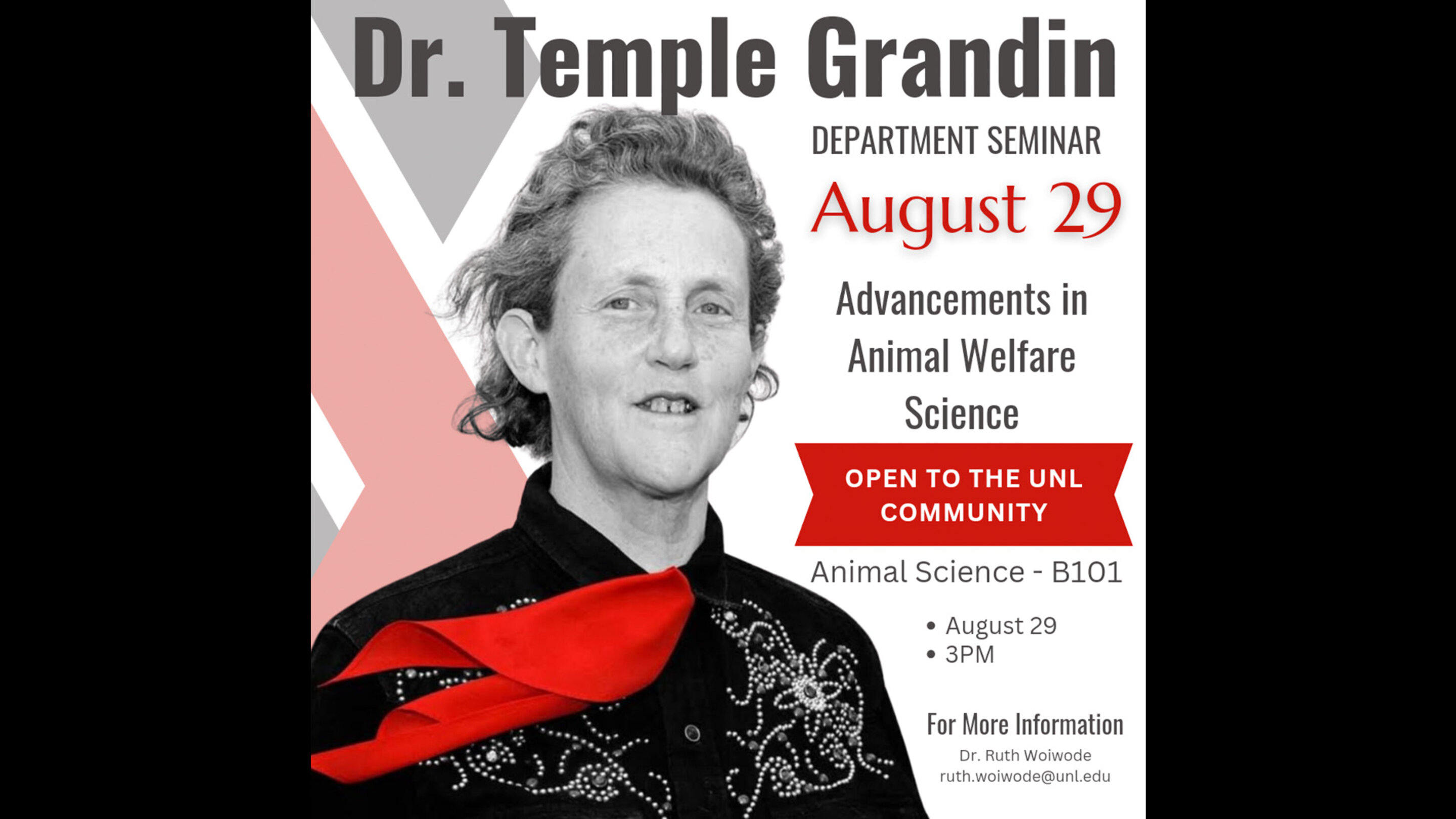 Department of Animal Science to Feature Speaker Dr. Temple Grandin in ...